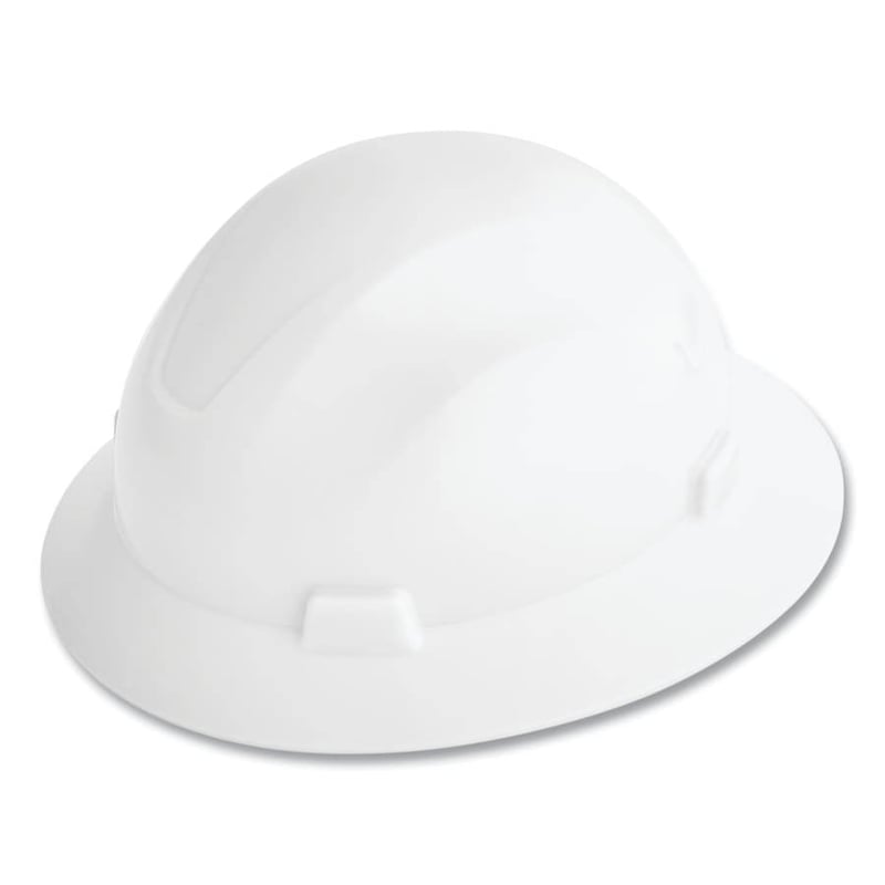 Advantage Series Full Brim Vented and Non-Vented Hard Hat 4 pt Rapid ...