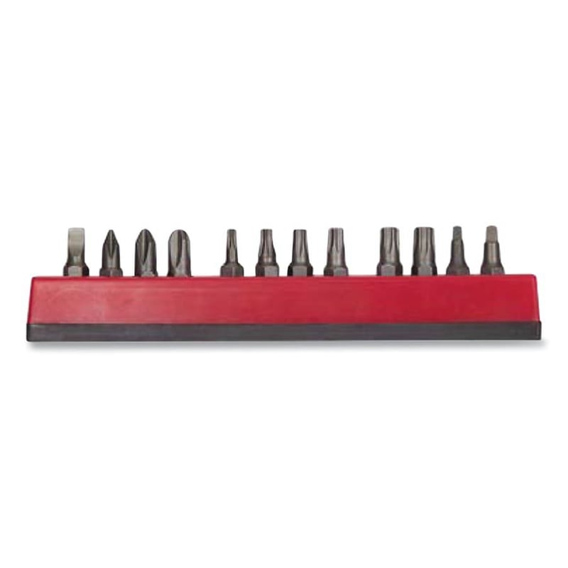 12-Pc Insert Bit Set Assorted Includes Slotted Phillips Torx? and ...