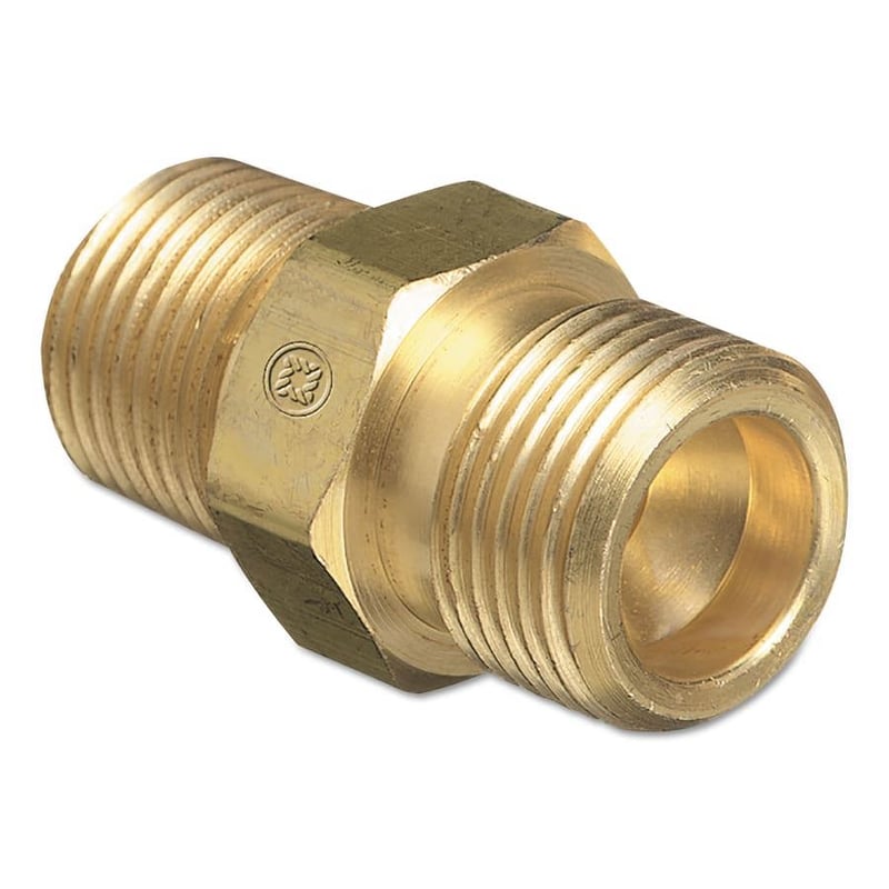 Male NPT Outlet Adaptor for Manifold Pipeline Brass Oxygen 1/4 NPT ...