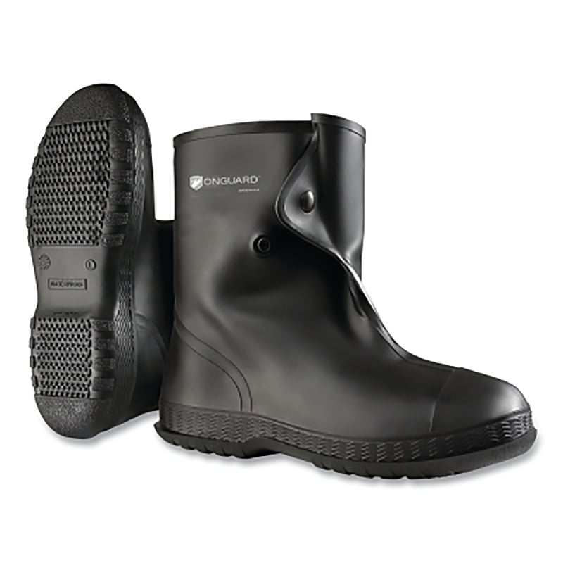ONGUARD 17" BLACK OVERSHOE 4-WAY CLEATED OUTSOLE | Circle Tool Supply